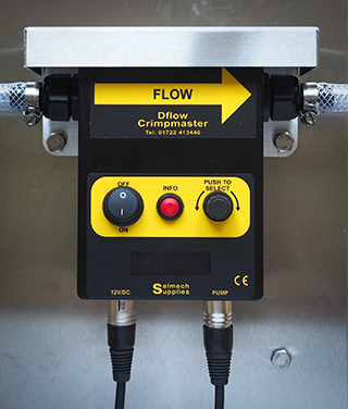 Digital liquid applicator for propcorn moist grain treatments.